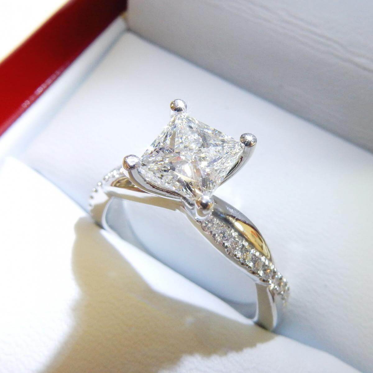 Twisted Band Engagement Ring | Custom in Vancouver - DiamondNet
